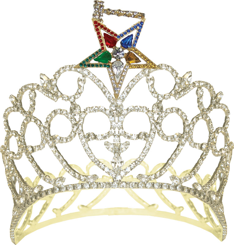 29ES39G-M OES Crown - Matron With Gavel - Gold Plated